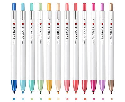 Zebra Click Art 12 color set LT (Bright and Light Shade)