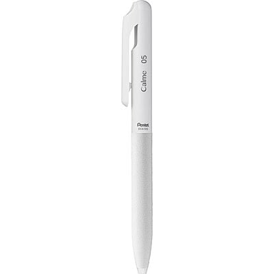 Pentel Calme Ballpoint Pen Grayish White 0.5