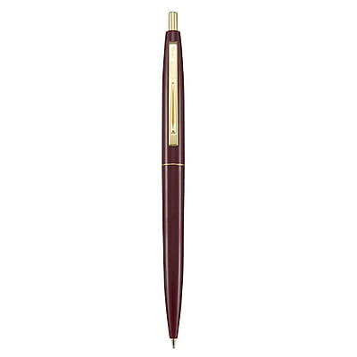 BIC Japan Click Gold Ballpoint Pen Burgundy