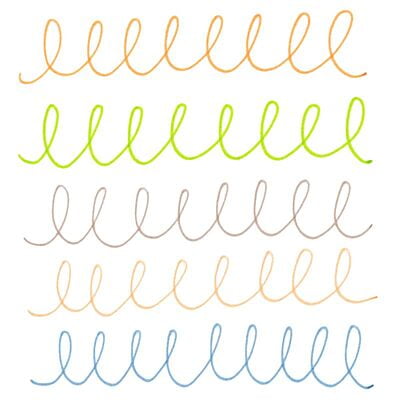 Uni-ball Emott Pens 5-color set NO.6 Nature Color