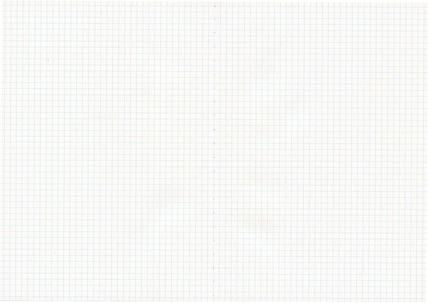 Okina Project Notebook B5 5mm Grid 30 Sheets Black