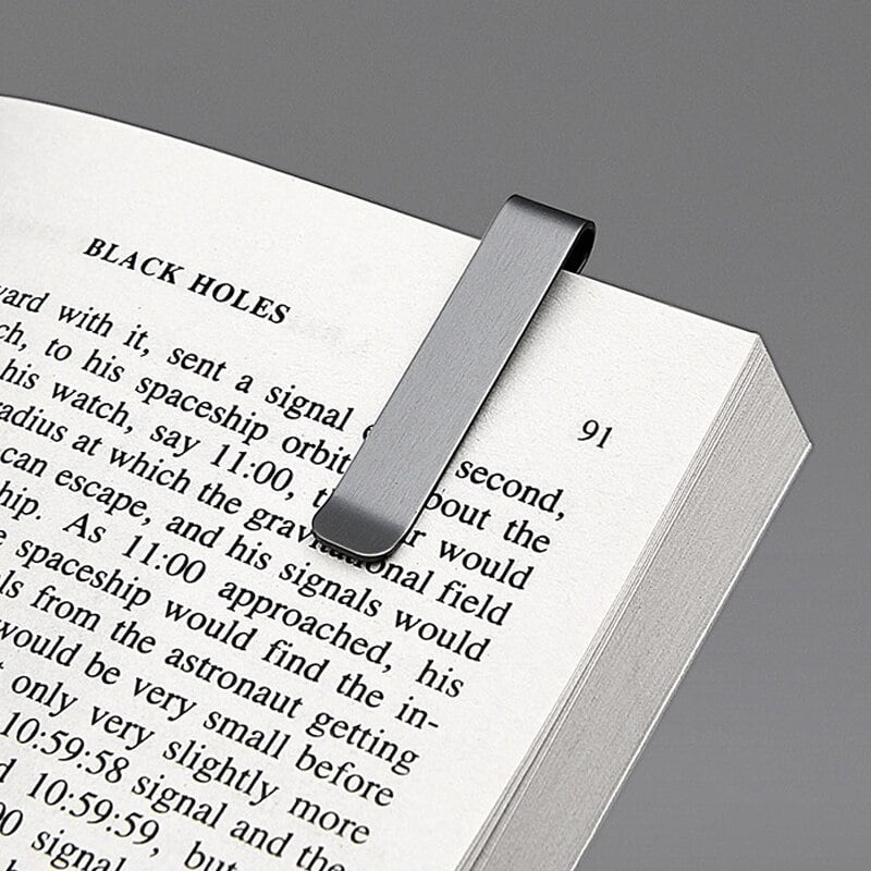 Kaco Ruma Metal Bookmark Ruler Silver