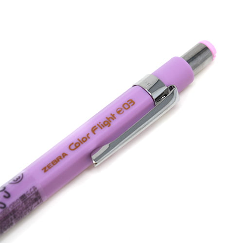 Zebra Color Flight Mechanical Pencil Pastel Violet 0.3