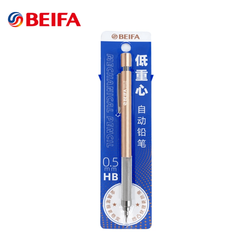 Beifa Metal Mechanical Pencil Champange Gold 0.5 GDF0006001
