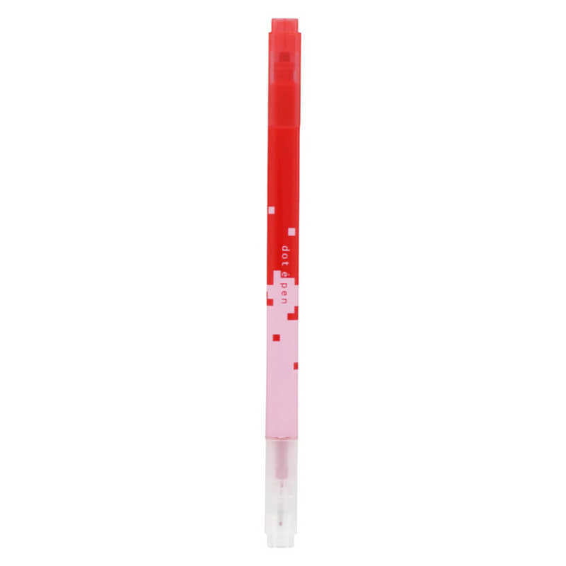 Sun-Star Square Marker Dot e Pen Red