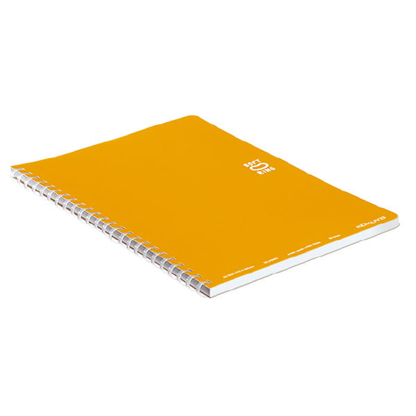 Kokuyo Soft Ring Notebooks Dot Ruled Line A5 Orange